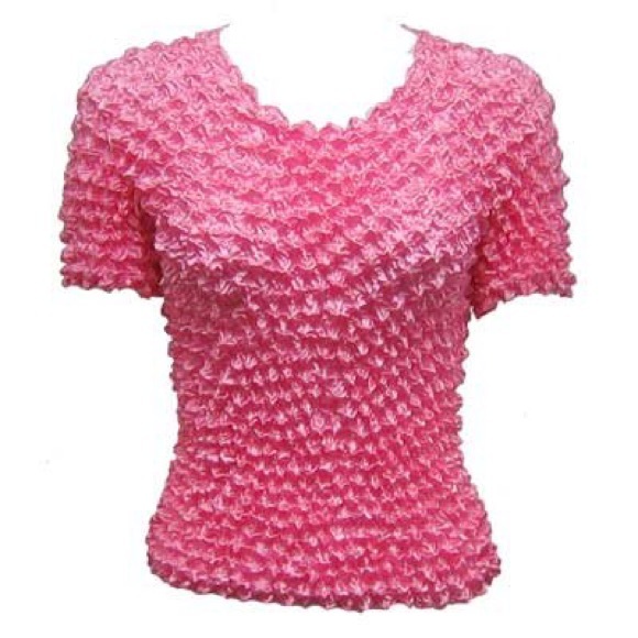 Xhilaration | Tops | Y2k Barbiecore Pink Popcorn Shirt | Poshmark